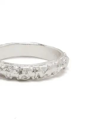 ALIGHIERI Amore Embossed Ring - Silver