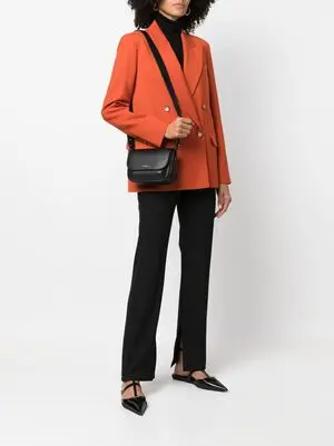 ASPINAL OF LONDON Ella Smooth Crossbody Bag - Black