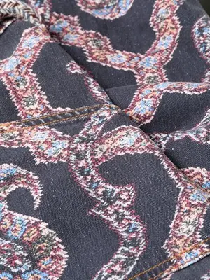 Etro Abstract-pattern Trousers - Blue