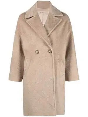 Blanca Vita Notched Lapel Coats For Women
