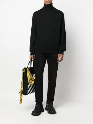 Off-White Roll-neck Wool Jumper