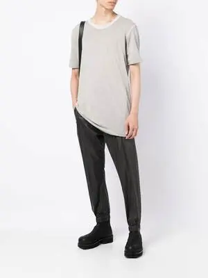 Boris Bidjan Saberi Round-neck Cotton T-shirt