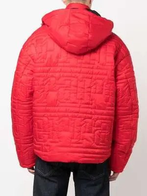 FERRARI Quilted-logo Puffer Jacket