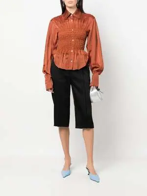 Viktor & Rolf Long-sleeve Smocked Shirt