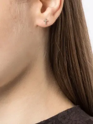 STOLEN GIRLFRIENDS CLUB Cross Sterling Stud Earrings