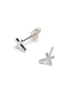 STOLEN GIRLFRIENDS CLUB Cross Sterling Stud Earrings