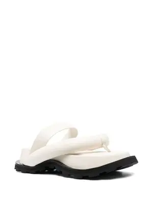 JIL SANDER Platform Padded Flip-flops