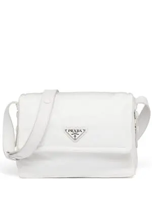 Prada Small Traveller Shoulder Bag - White