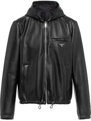 Prada Reversible Hooded Jacket - Black