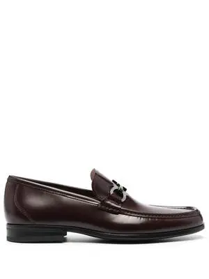FERRAGAMO Grandioso Gancini-buckle Loafers - Purple