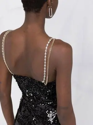 Philipp Plein Sequin-embellished Midi Dress