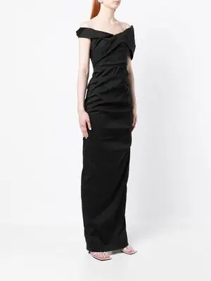 Rachel Gilbert Dahli Embellished Gown - Black