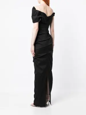 Rachel Gilbert Dahli Embellished Gown - Black