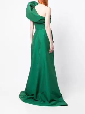 Rachel Gilbert Archer Gown Asymmetric Neck