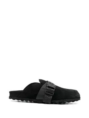 Off-White Debossed-logo Buckled Mules