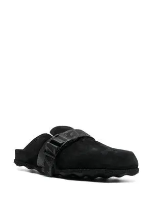 Off-White Debossed-logo Buckled Mules