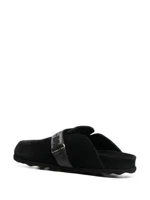 Off-White Debossed-logo Buckled Mules
