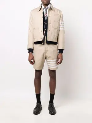 Thom Browne Patch-pocket Cashmere Cardigan