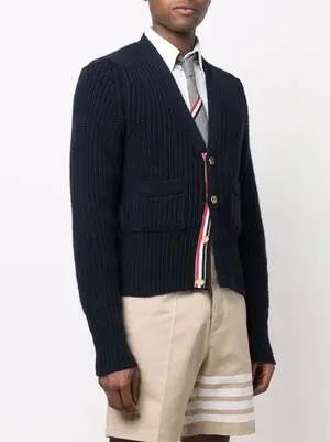 Thom Browne Patch-pocket Cashmere Cardigan