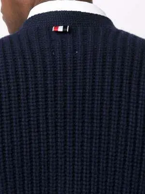 Thom Browne Patch-pocket Cashmere Cardigan