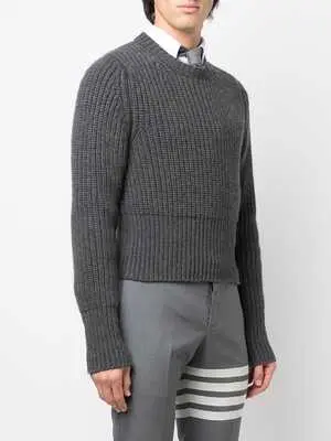 Thom Browne Waffle-knit Cashmere Sweater