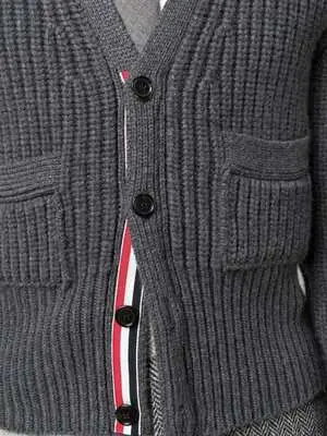Thom Browne Patch-pocket Cashmere Cardigan