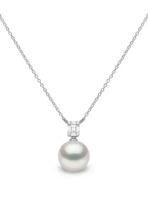 Yoko London 18kt White Gold Starlight Pearl And Diamond Necklace - Silver