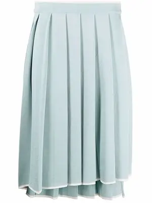 Thom Browne High-low Pleated Skirt