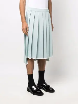 Thom Browne High-low Pleated Skirt