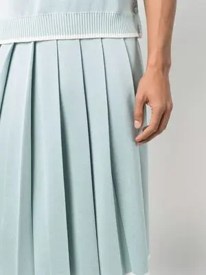 Thom Browne High-low Pleated Skirt