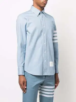 Thom Browne 4-bar Long-sleeve Shirt