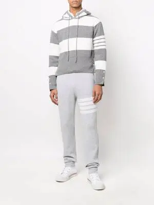 Thom Browne 4-bar Striped Hoodie