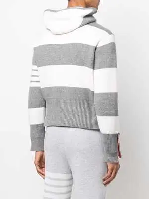 Thom Browne 4-bar Striped Hoodie