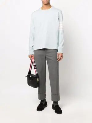 Thom Browne Small Rwb Stripe Camera Bag