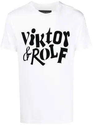 Viktor & Rolf Logo-print Cotton T-shirt - White
