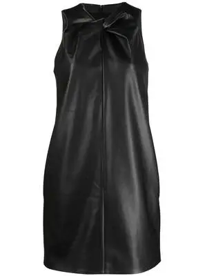 Proenza Schouler White Label Twist-front Sleeveless Dress - Black