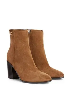 GIUSEPPE ZANOTTI 80mm Enriette Ankle Boots