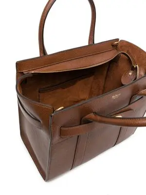 Mulberry Small Bayswater Zipped Tote Bag - Brown