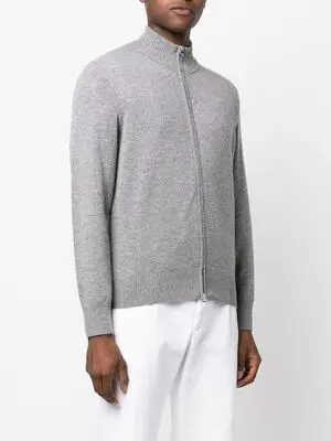 Orlebar Brown Zipped-up Knit Cardigan