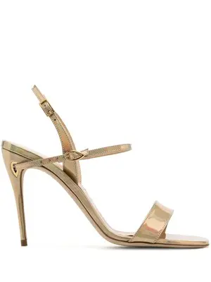 Jennifer Chamandi Tommaso Leather Sandals