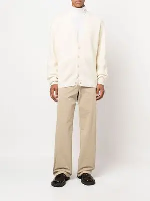 LEMAIRE Button-down Knit Cardigan - Neutrals