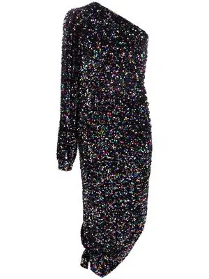 Amen Asymmetric Sequin Dress