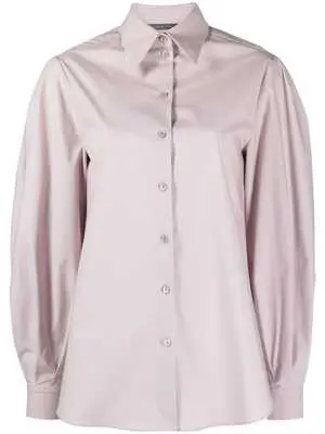 Alberta Ferretti Pointed Balloon Sleeve Shirt