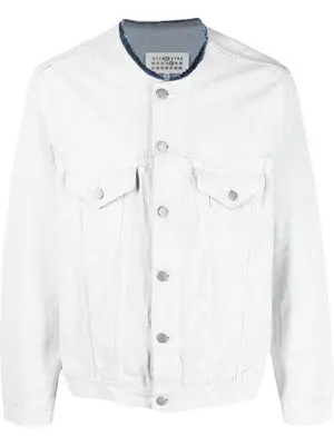 MAISON MARGIELA Collarless Denim Jacket