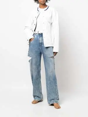 MAISON MARGIELA Collarless Denim Jacket