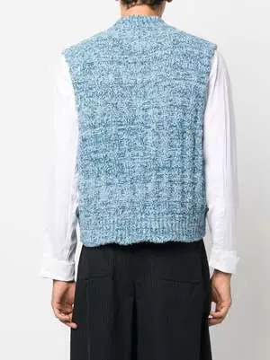 MAISON MARGIELA Bouclé Knitted Vest