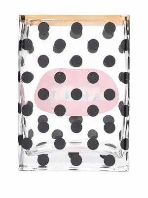 SELETTI Toiled Paper Glass Vase