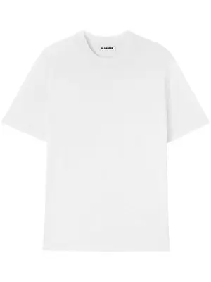 JIL SANDER Round-neck Short-sleeve T-shirt - White