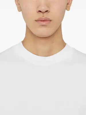 JIL SANDER Round-neck Short-sleeve T-shirt - White