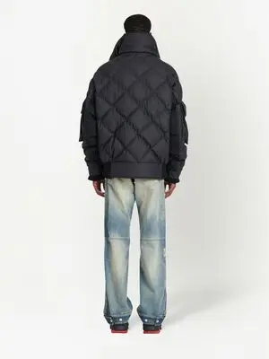 Balmain Quilted Zip-up Jacket